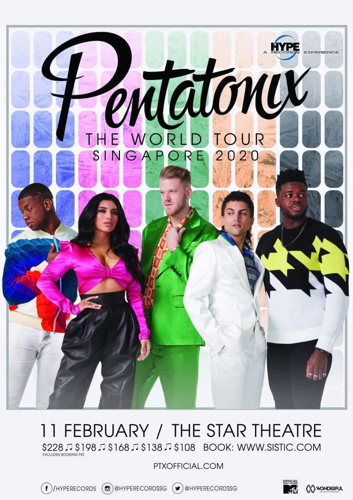Pentatonix The World Tour Singapore 2020 The Star Pac